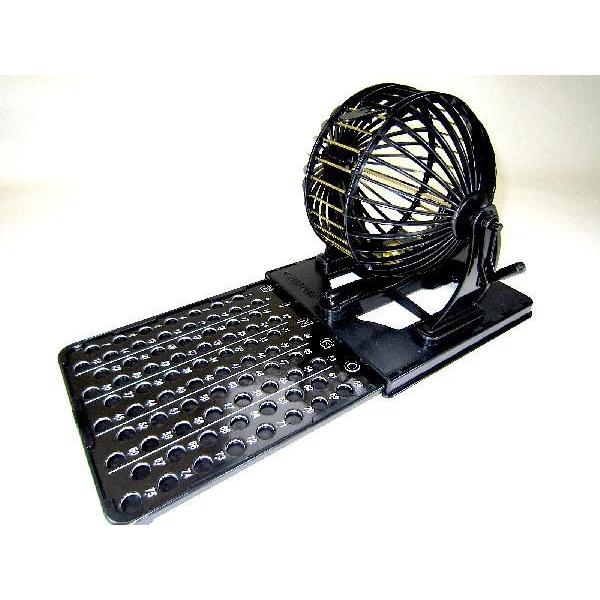 【ビンゴネオ】といったイベント等に使用するスクラッチくじ、抽選クジ、三角くじ、抽選機を激安価格で販売しております。■サイズ/　19cm×19cm×22cm■数量　/　1台　カード30枚付■タイプ/　ビンゴ