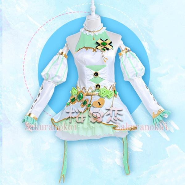 本商品は新品です。（ ※付属品をご購入の場合は納期がかかる時がございます、お急ぎの方、事前にお問い合わせください。）★構成:ワンピース、腰リボン、胸飾り、腰飾り、アームカバー、腕飾り、ソックス。※帽子、靴カバー、髪飾りはおまけです。 材質：...