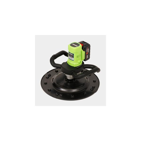 仕様定格電力：84Wh定格電圧：21Vバッテリー容量：4.0Ah無負荷速度：80〜200rpm重量：約5.0kg（ハンドル含む）円盤径：380mmハンドル全長：1,180〜1,480mmセット内容・本体（長ハンドル付き）・バッテリー×２個・...