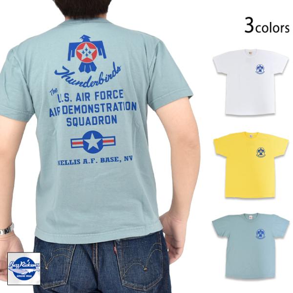 BUZZ RICKSON'Sから半袖Tシャツ「THUNDERBIRDS」(BR79705)のご紹介です！ミリタリーデザインを中心に人気となっているBUZZ RICKSON'Sブランドのカットソーアイテム。今回登場するのは、アメリカ合衆国空軍...