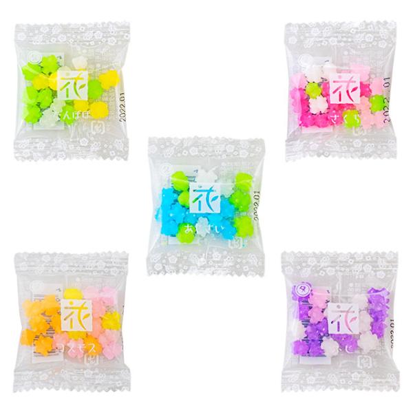 お花をイメージしたミニ金平糖25個セット■　当店では、配送規定サイズを超過する場合、再梱包や空気抜きをし発送致しますので予めご了承いただけますようお願い申し上げます。■　到着後は直射日光の当たる場所、高温多湿の場所での保存は避けていただきま...