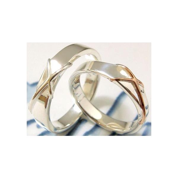 スタッフコメントやわらかい輝きシルバー925&amp;シルバー925に女性らしいピンクゴールドコーティングを施したクロスラインが特徴！シンプルデザインリング。重ね付けなどバリエーションも楽しめるつけやすい商品。他にもカラーが豊富で何個も欲し...