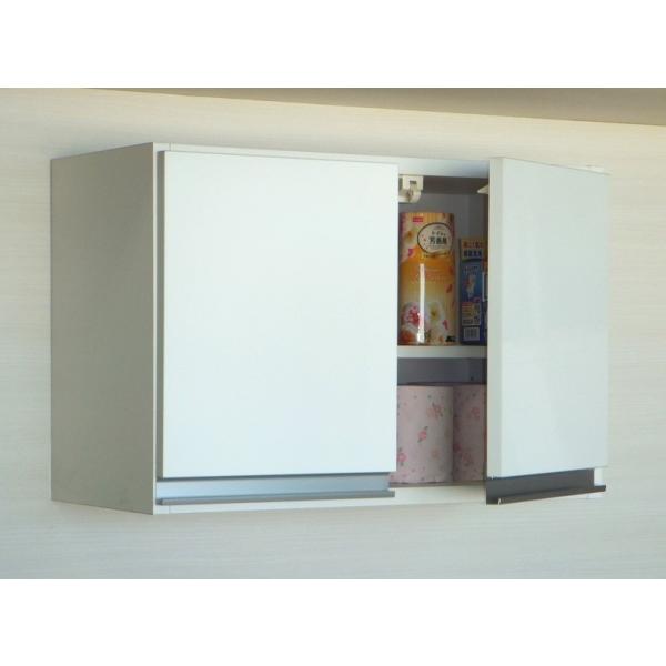 サイズ／幅595mm　奥行300mm　高さ400mm 材質／前面：オレフィンシート化粧合板　　　　　　　本体：プリント紙化粧合板　　　　　　　引手：アルミ  色名／ホワイト：ピュアホワイト（大日本印刷ピアフォルテ）　　　付属品／ ・可動棚１...