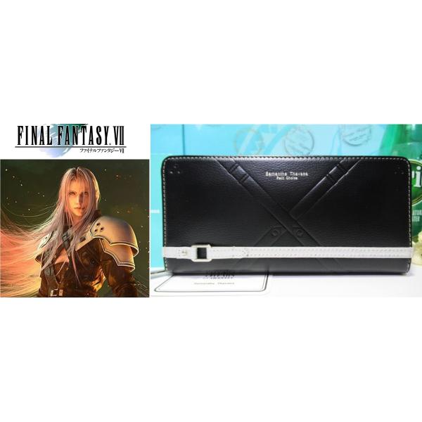 新品販売証明書 専用箱付SHOP包装＆SHOP袋 無料財布以外は付きませんSamantha Thavasa Petit ChoiceサマンサタバサプチチョイスファイナルファンタジーVII ファイナルファンタジーセブン FINAL FANTA...