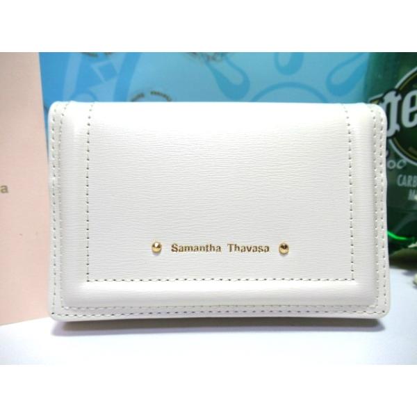 楽天SHOP価格25,700円新品(店頭展示品) 販売証明書・専用箱付SHOP包装＆SHOP袋 無料長財布は付きませんSamantha Thavasa サマンサタバサスマートレザー名刺入れ カード入れ カードケース マルチケース ミニ財布 ...
