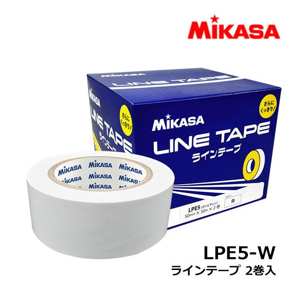 MIKASA LTV-5025 R ×24 ラインテープ ビニール レッド 50mm幅×25m×4巻