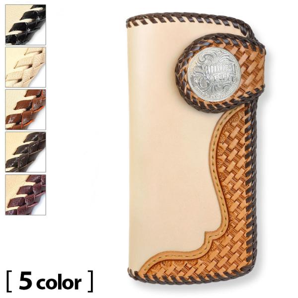 サムライクラフトのブランド発足のきっかけとなった「A-1」の進化系で、機能的な使い勝手を残しつつ、バックポケットに入れやすい丸みを帯びたスリムなデザインに仕上げました。■品名：ロングウォレット [A-2]■素材：サドルレザー／ツーリングレザ...