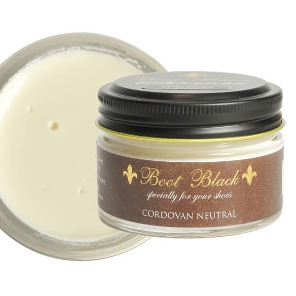 コロンブス COLUMBUS BootBlack ブートブラック コードバン専用クリーム ニュートラル 保革・ツヤ出し 靴用 シューケア 55g メンテナンス