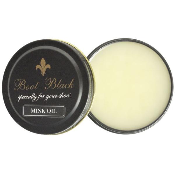 コロンブス COLUMBUS BootBlack ブートブラック ミンクオイル オイル仕上げ革専用保革クリーム 靴用 シューケア 50g メンテナンス