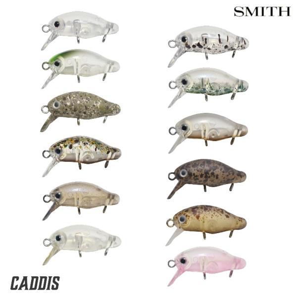 【SMITH CADDIS カディス 】距離感の近い魚やロングポーズでの誘いを重視したマイクロトップウォータープラグカディスはより喰わせに特化させており、近距離の魚に対しても小技を活かしその距離を詰めていきます。 弱く丁寧に誘う「寄り添う釣...