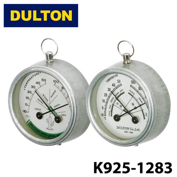 DULTON ダルトン K925-1283 サーモハイグロメーター メキシコ ラウンド THERMO-HYGROMETER MEXICO ROUND 温湿度計 スチール レトロ 雑貨 キッチン 調理 キャンプ アウトドア植物が大好きなあの人...