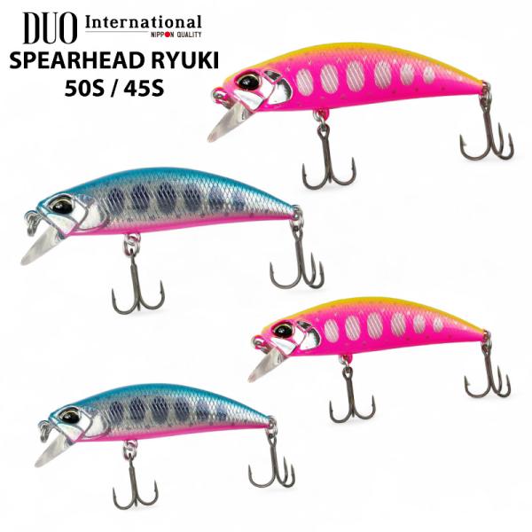 DUO デュオ SPEARHEAD RYUKI 50S 45S スピアヘッド・リュウキ IB-2401 アイビック 限定 カラー フィッシングツール アウトドア■50Sリュウキ50Sは抜群のキャスト性能と優れたアクションバランスを備え、渓流...