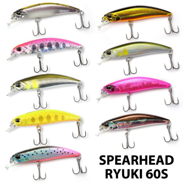 DUO デュオ SPEARHEAD RYUKI 60S スピアヘッド・リュウキ60S ルアー フィッシングツール アウトドア●Length 60mm●Weight 6.5g●Type 重心固定・シンキング●Hook ＃10●カラー：CRA3...