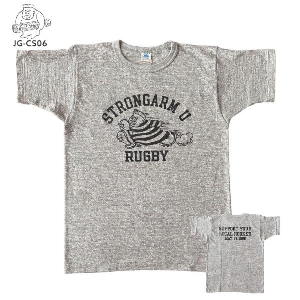 アメリカのカレッジスポーツ文化やアスレチックウェアのデザインを踏襲しつつ、現代のファッションとして再構築されています。●12/- 天竺●日本製●カラー：杢グレー