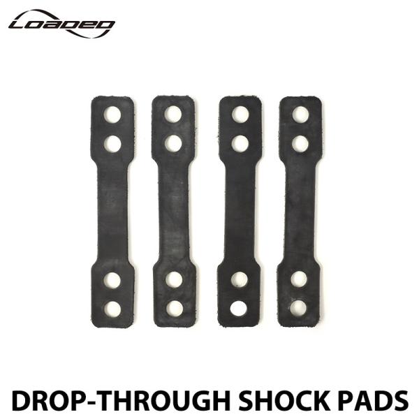 LOADED ローデッド 1/16" DROP-THROUGH SHOCK PADS 4枚セット ショックパッド 交換用 純正 スケートボード スケボー アウトドア1/16インチ　 ドロップスルー用ショックパッド。４枚セット(1コンプリート...
