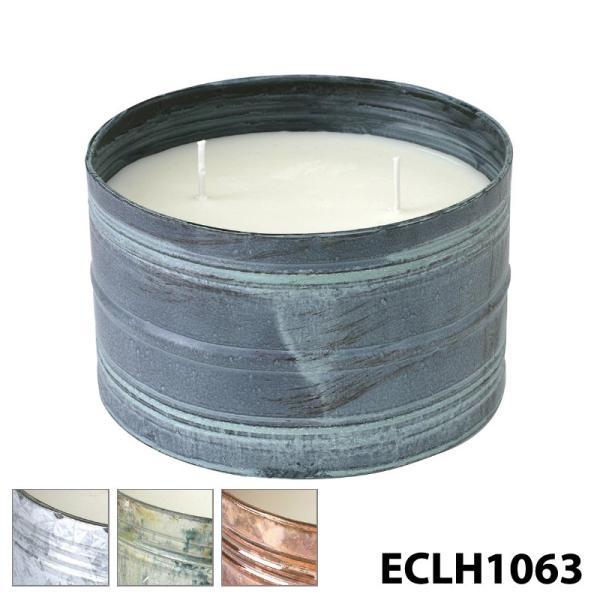 SPICE スパイス ECLH1063 ブリキ缶入り ピラーアロマキャンドル Lサイズ スウィートバジル コスタルブリージー イングリッシュガーデン ジャスミン ブリキ アロマ ロウソク キャンプ アウトドア ガーデン インテリア キャンド...