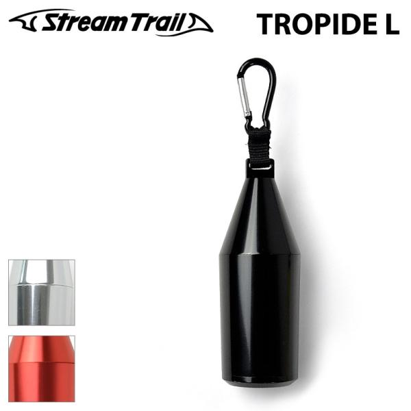 Stream Trail ストリームトレイル Tropide L トロピード 携帯灰皿 カラビナ ワンタッチ キーホルダー アウトドア●サイズ：Dia45 x H170mm●素材：Alminium●カラー：ブラック、シルバー、レッド※撮影状...