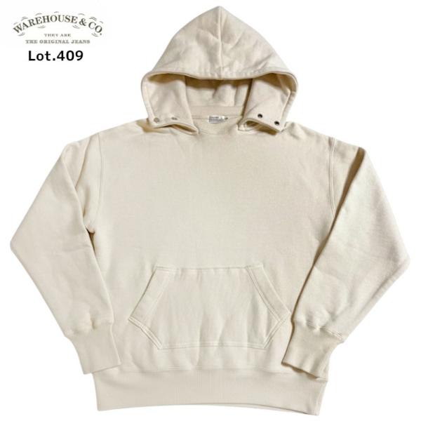 Lot 469 セットイン 後付フードパーカー 無地 】後付けパーカー（スナップボタン仕様）「後付けパーカー」とは、もともとクルーネックのスウェットシャツのネックラインに、後からフードを縫い付けた仕様のことを指します。現存する多くの後付けパ...