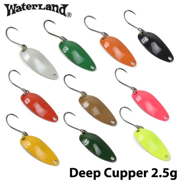 WaterLand ウォーターランド ディープカッパー 2.5g Bカラー エリアモデル DEEP CUPPER 深河童 エリアフィッシング スプーン 釣り フィッシングツール アウトドア狙いはディープの最深ゾーン！ スローローリングでねっ...