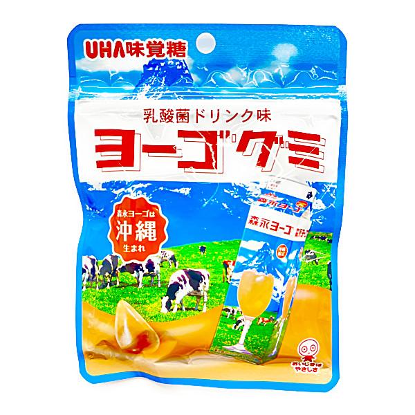 ■商品名 【 UHA味覚糖　乳酸菌ドリンク味　　ヨーゴグミ ☆森永ヨーゴは沖縄生まれ】■商品について ☆森永ヨーゴの味わいをイメージしたグミ■原材料名 水飴(国内製造)、砂糖、加糖ぶどう糖液糖、 ゼラチン、濃縮りんご果汁、乳たん白、殺菌乳酸...