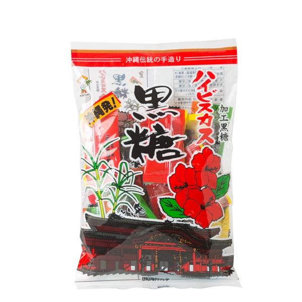 ■商品名 【海邦商事　ハイビスカス黒糖】■商品について 加工黒糖菓子リクエストありがとうございます！個包装されているので、携帯用や会社のデスクにピッタリ☆■原材料名  粗糖、含蜜糖、水飴、糖蜜、水酸化カルシウム■内容量    100ｇ（個包...