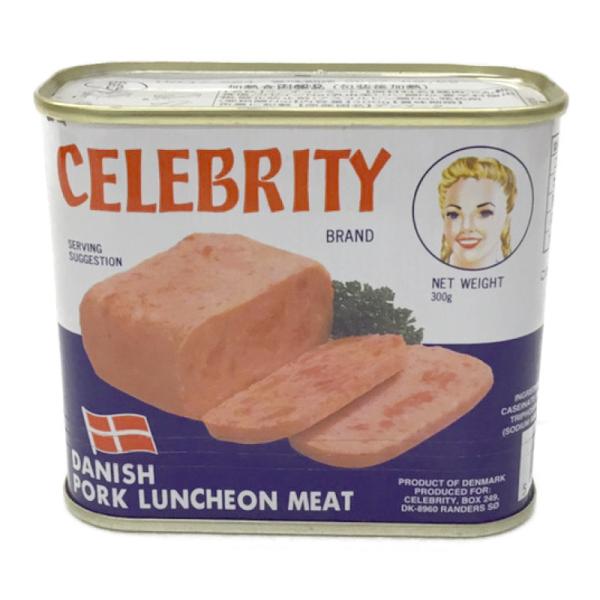 お求めやすい価格の輸入ポーク缶です♪■原材料：豚肉、でん粉、食塩/カゼインNa（乳由来）、リン酸Na、香辛料抽出物、酸化防止剤（アスコルビン酸Na）、発色剤（亜硝酸Na）■内容量：300ｇ▼製造日からの賞味期限▼製造日1460日▼メーカー／...