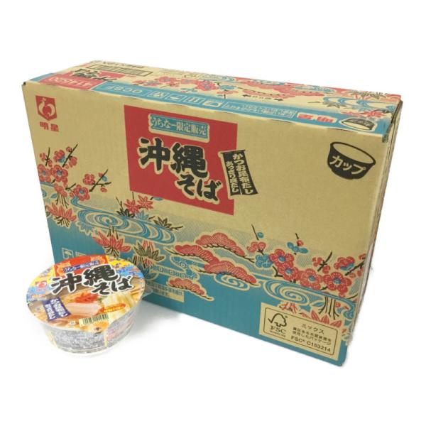 ■商品名【明星 沖縄そばカップ 12個（ケース）】■原材料名:油揚げめん（小麦粉、植物油脂、でん粉、食塩、酵母エキス）、スープ（食塩、魚介エキス、デキストリン、糖類、香味調味料、ポークエキス、たん白加水分解物、かつおぶし粉末、粉末油脂、ねぎ...