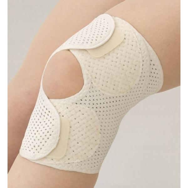 ●カラー/ベージュ●サイズ（ひざ上周囲）/フリー（36〜44cm）、ＬＬ（43〜52cm）※左右兼用●素材/ポリエステル、合成ゴム、ナイロン、ポリウレタン●特徴/・形状の異なるメッシュゴムを重合することにより、立体的な圧迫を実現しました。