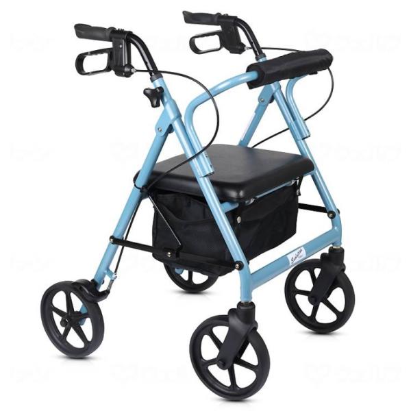 ●サイズ／本体：幅545×奥行645×高さ735〜870mm折りたたみ時サイズ：幅545×奥行275×高さ735〜870mm座面サイズ：365×325mm、座面高さ：460mmキャスター：直径200mm（前輪／自在、後輪／固定）●重量／6....