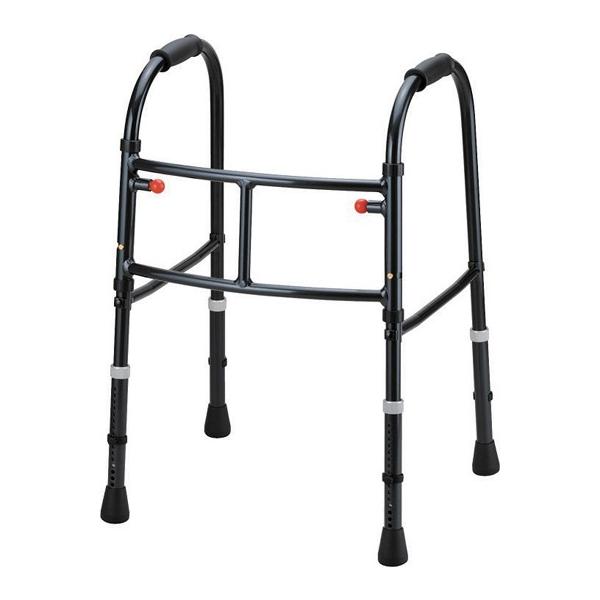 ●固定式歩行器●品名/Mgウォーカー II型●フレーム／マグネシウム合金●カラー／青墨●サイズ／・（S）幅49×奥行き45.5×高さ63.5〜78.5ｃｍ（16段階）・（M）幅57×奥行き47×高さ70×85cm（16段階）●重量／（S）1...