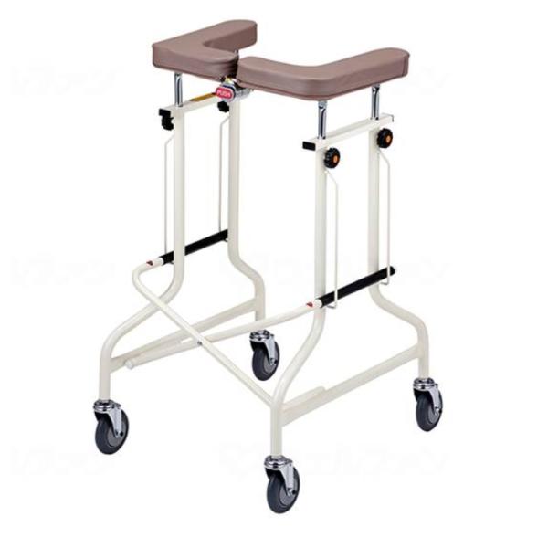 ●品名/アルコーウィット●サイズ/　本体：幅515×奥行570×高さ875〜1075mm　折りたたみ時サイズ：幅220×奥行570×高さ1040mm　キャスター：静音100φ　4輪自在　高さ調整：ノブネジ式　40mmピッチ　6段階●重量/1...