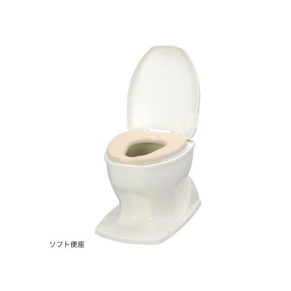 ●カラー／アイボリー●サイズ／幅37×奥行58×高さ40cm(便座までの高さ：39cm）●最大使用者体重／100kg●材質／本体・上フタ・便座ベース板：ポリプロピレンソフト便座：EVA●重量／4.0kg●特徴／・和式トイレにかぶせるだけで、...