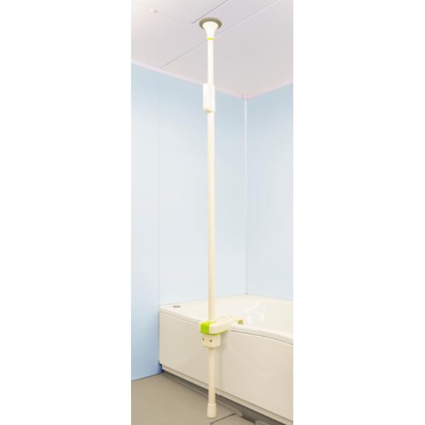 ●ポールサイズ：φ120×長さ1850〜2500mm(推奨2400mm)●設置可能な浴槽（目安）：　浴槽縁の厚みが4〜14cmの範囲内　リムの高さが2cm以上エプロンの出幅がリムより4.5cm以内　浴槽縁の高さが25〜65cm以内　コーナー...