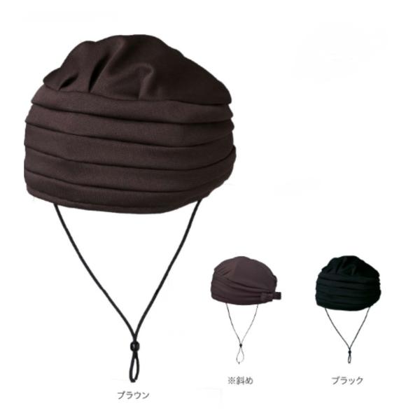 ●サイズ（頭囲）／M：55〜57cm、L：57〜59cm●重さ／約110g●材質／表地・裏地：ポリエステル100％、衝撃吸収材：スチレン系エラストマー●生産国／日本●手洗い可●特徴／・さまざまな装いに合わせやすいターバンタイプの頭部保護帽。...