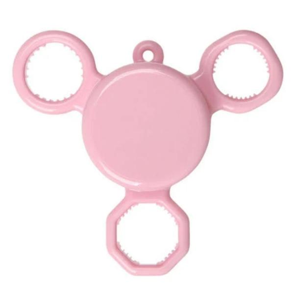 ●サイズ/横幅7.6cm×縦幅6.9cm×厚さ1.6cm●素材/ABS樹脂●カラー/ピンク、ブルー、ホワイト●特徴/・パウチ容器は3タイプのキャップに対応。・ペットボトルは2段階構造のオープナーで、いろいろなキャップに対応。        ...