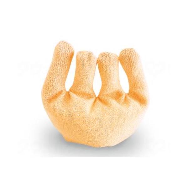 ●サイズ/高さ150mm×幅110mm×奥行30mm●特徴/・手指の圧迫を和らげムレを防止。独自のカタチとビーズの使用により、指の間を無理なく通せます。手のひらを爪による傷つけからも保護。