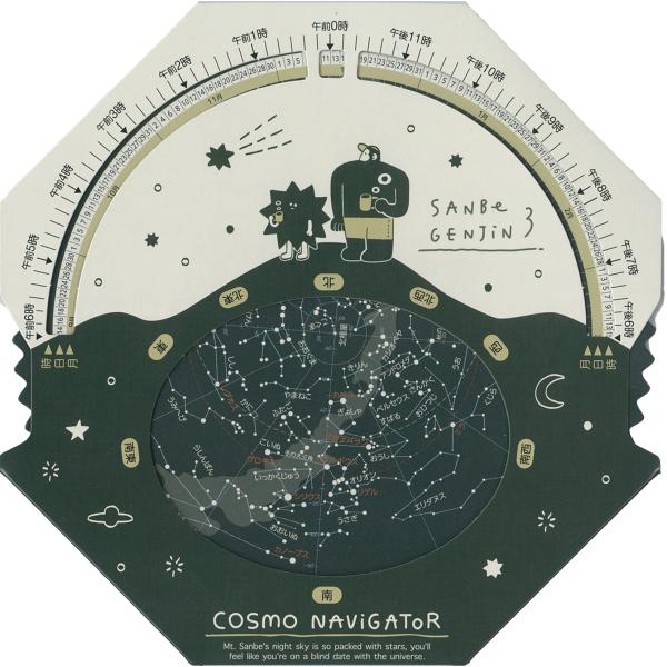 【商品名”ポスト〇” 〇の数字が合計12までなら送料250円！お得に組合わせ!!】この早見盤は島根県三瓶山を基準に作られています。[主な仕様]サイズ：300×300×1mm