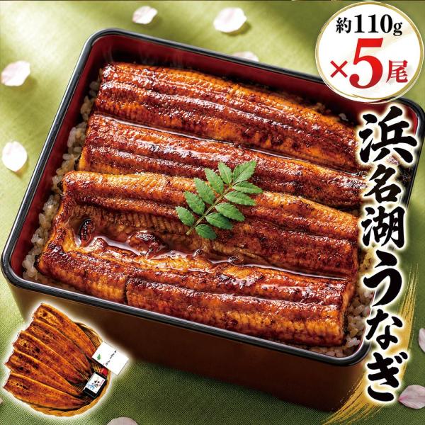 国産うなぎの最高峰 浜名湖うなぎ長蒲焼110g×5本　父の日　お中元※自宅用のためのし対応不可