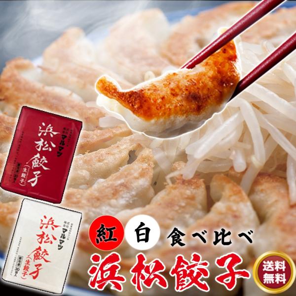 化学調味料、添加物、着色料無添加安心　安全　ご当地餃子　浜松餃子スライスガーリック入り赤袋　30粒あっさり白袋　30粒合計60粒　1.2kg　大ボリューム送料無料