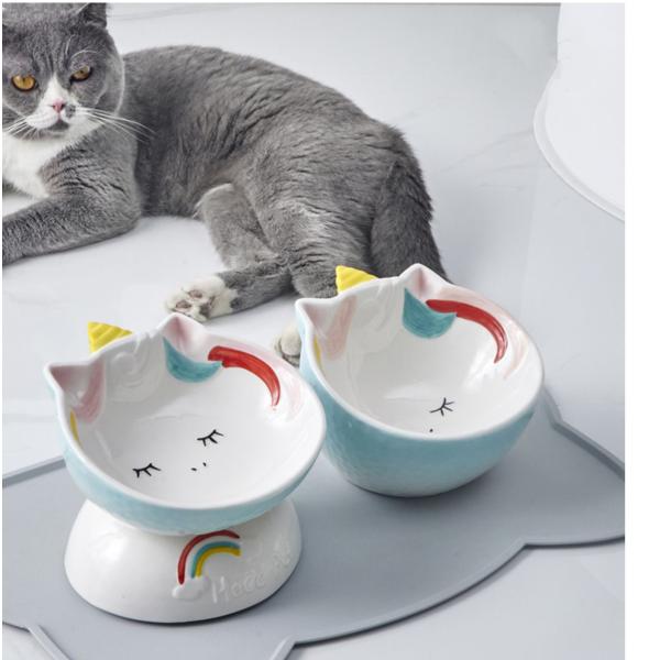 【材質】陶磁器【かわいいデザイン】中身は傾斜設計で、食べ物を中に集中できますし、さらに食べやすくなります。可愛い猫のデザインした陶磁器ので餌皿だけでもなく、飾り物としてもいい。【安心】原材料は陶磁器だから、ペットにとって重さと硬度がたっぷり...