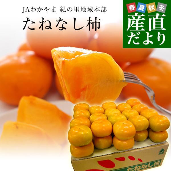 【発売日：2026年09月01日】JAわかやま紀の里地域本部より産地直送します。商品名：たねなし柿産地：和歌山県重量：約7.5キロ（32玉から36玉入り）緻密な果肉！甘味が多く！種がなく食べやすい！ 秋の風物詩をとってもお得にお届けします。...
