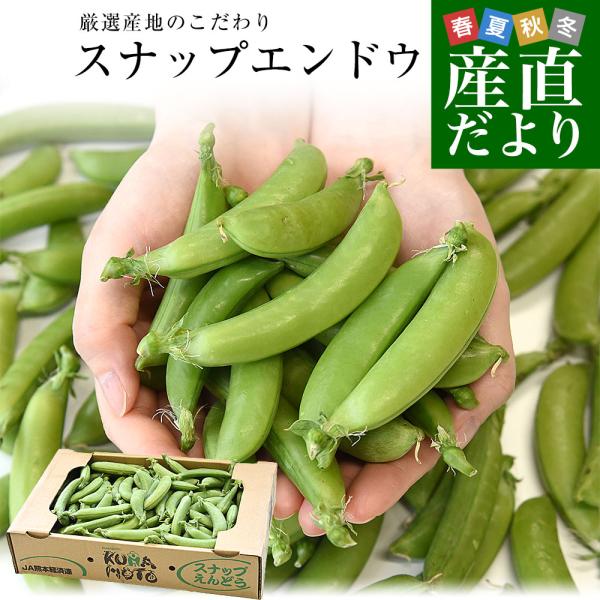 東京都大田市場より発送いたします。商品名：スナップエンドウ内容量：約1キロ原産地：鹿児島県、長崎県、熊本県、愛知県、茨城県、福島県、山形県　等の内いずれか。（ご注文時期に応じて旬の産地を厳選してお届け致します。）スナップエンドウは癖が無く、...