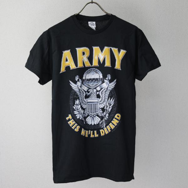 BLACK INC DESIGN社のオリジナルデザインのTシャツです。アメリカの国鳥である白頭鷲をモチーフとした陸軍のマークとモットーであるTHIS WE'LL DEFENDの文字をデザインしています。フルカラーの迫力あるプリント仕上げとな...