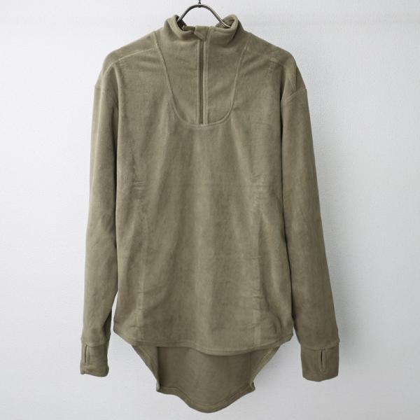 《実物・USED(極上品)》使用感があまり見られない美品COMBAT UNDERSHIRT THERMAL Light Olive PCSイギリス軍のレイヤリングシステムであるPCS（Personal Clothing System）の内の...