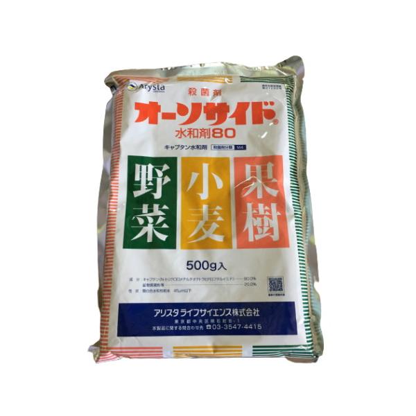 ■果樹、野菜、花き類を始めとした多くの作物の広範囲の病害に安定した予防効果を示します。■生育期散布のほか、種子消毒、幼苗期の土壌灌注などにより、腐敗病や苗立枯病などの土壌病害にも優れた効果を発揮します。■有効成分のキャプタンは、病原菌の多作...