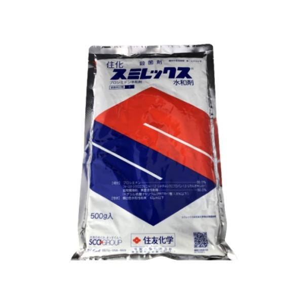 ■灰色かび病、菌核病、灰星病、うり類のつる枯病などに卓効を示します。■効果の持続性が長く、植物体への浸透移行性もあるので耐雨性にもすぐれ、予防効果が極めて高いです。■病斑進展阻止効果により、発病前の予防的使用から初発直後の治療的使用まで散布...