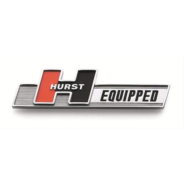 Hurst Equipped Emblems　Based on original blueprints, Hurst Equipped emblems are authentic reproductions of the ones used...