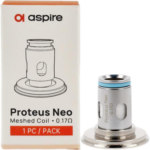 Aspire Proteus Neo E-hookah Head専用の交換用メッシュコイル。最適なシーシャ体験を持続させるため、定期的なコイル交換がおすすめです。