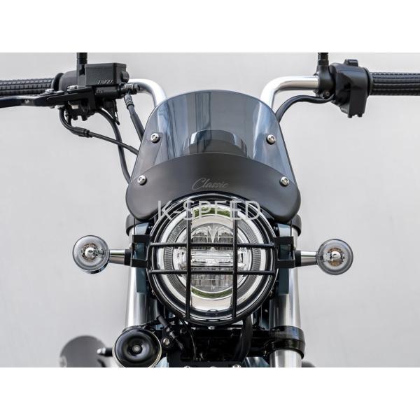 K-SPEED Diabolus HM028 ウインドシールド Windshield (Classic) for Honda Monkey125 メーターバイザー 風防 モンキー125 ホンダ