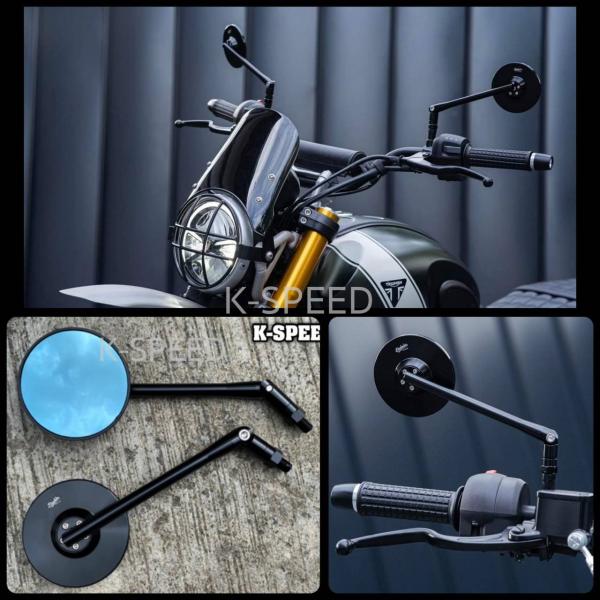 K-SPEED Diabolus SX17 カスタムミラー 左右セット Aluminium mirror for Speed400 &amp; Scrambler400x TRIUMPHトライアンフ Speed400 &amp; Scram...